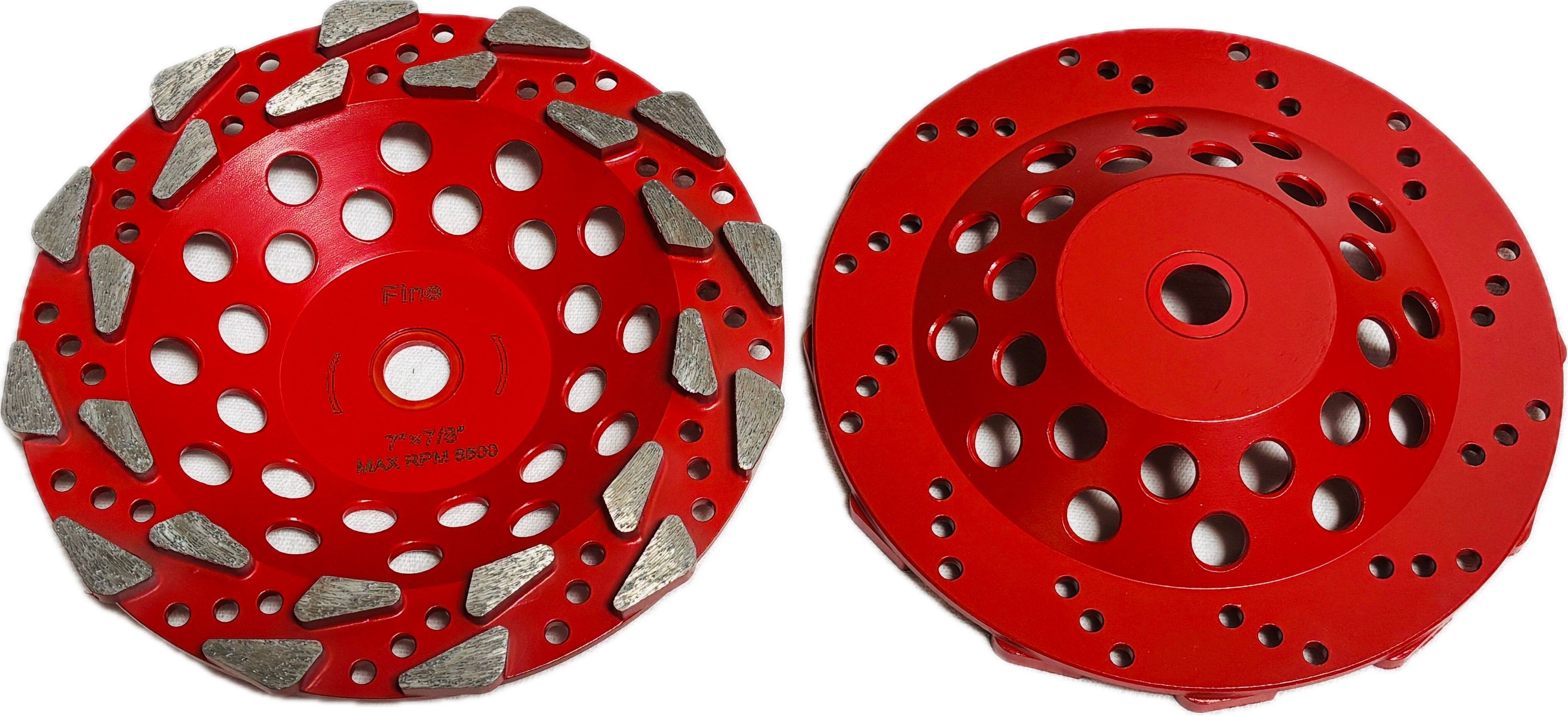 Tri Angle (Double Pine Nuts) Segments Cup Wheel | Vantage Products Inc.